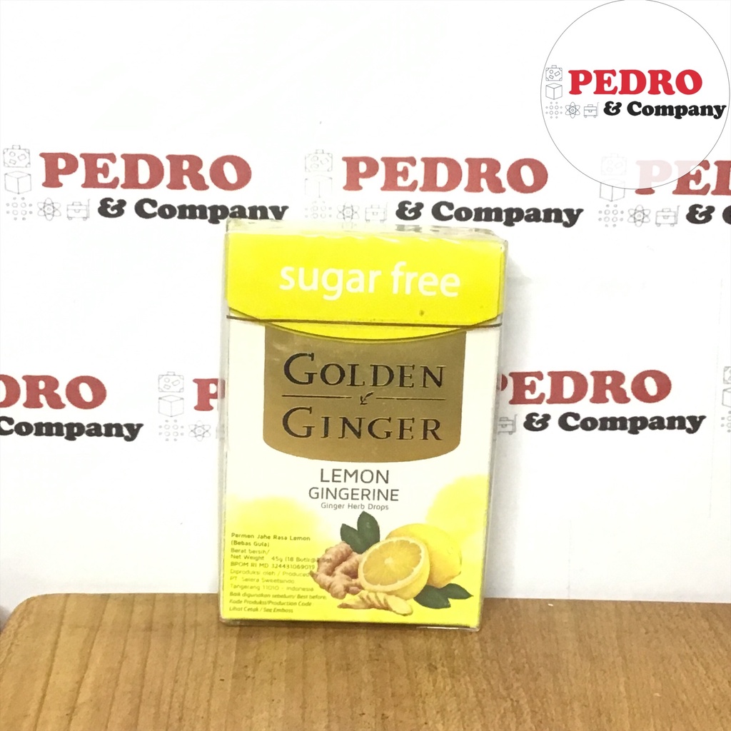 Jual Sunny ville golden ginger permen LEMON sugar free 45 gram - candy ...