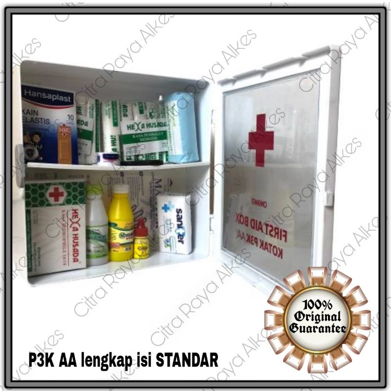 Jual Paket Kotak P3K Lengkap + Isi type Standar | Shopee Indonesia
