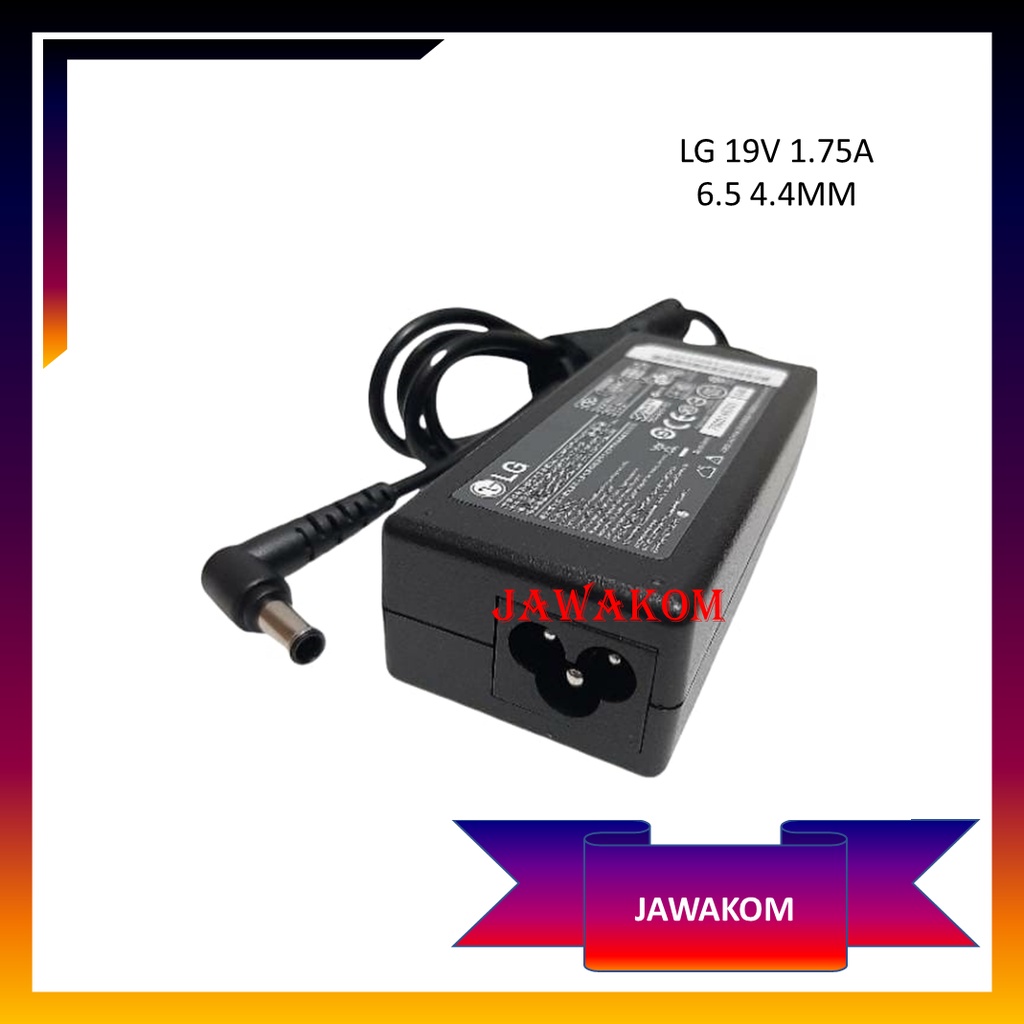 Jual AC Power adapter adaptor tv led monitor LG 19V 1.7A 1,6A Original ...