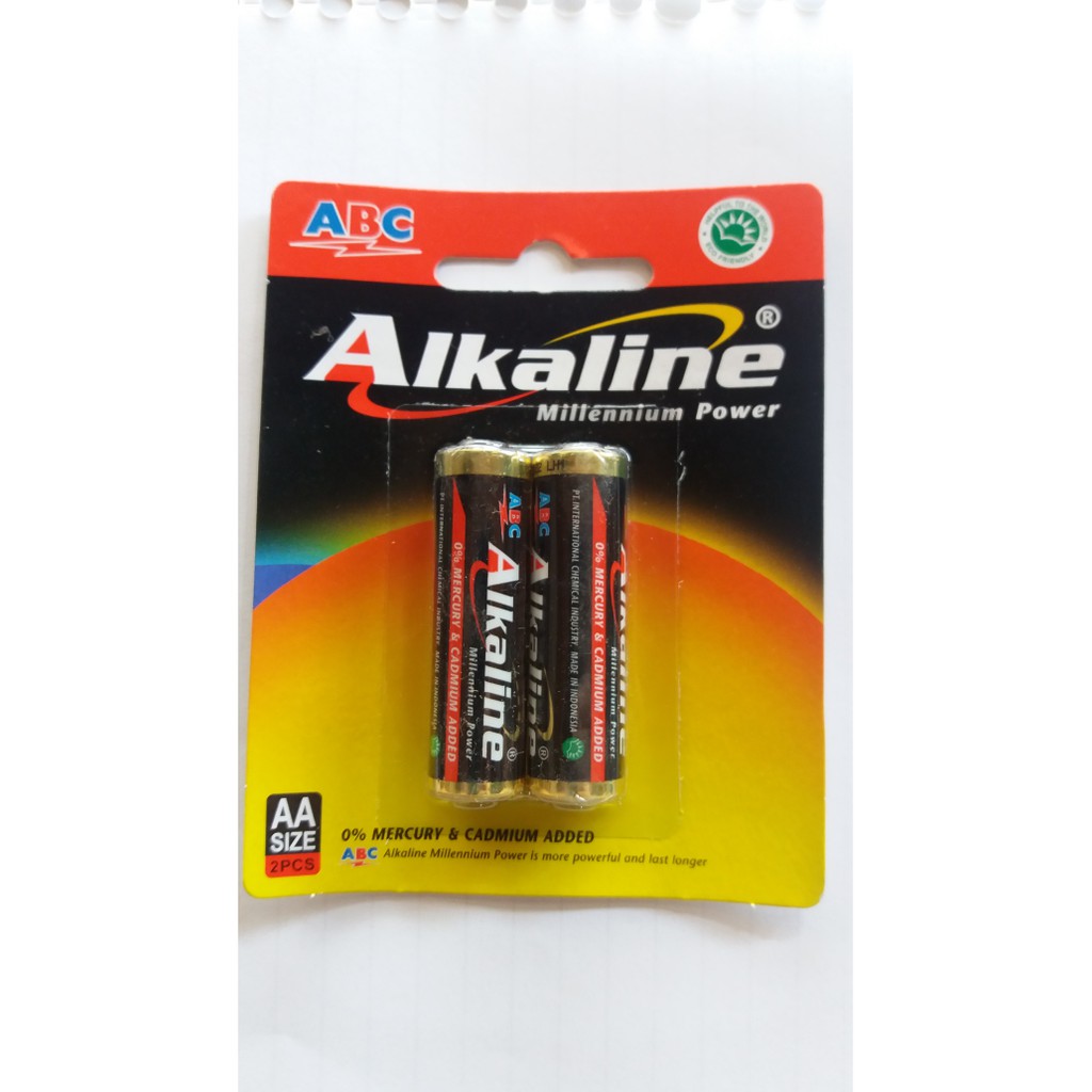 Jual Batu batre ABC Alkaline AA A2 ORI exp 2021 | Shopee Indonesia