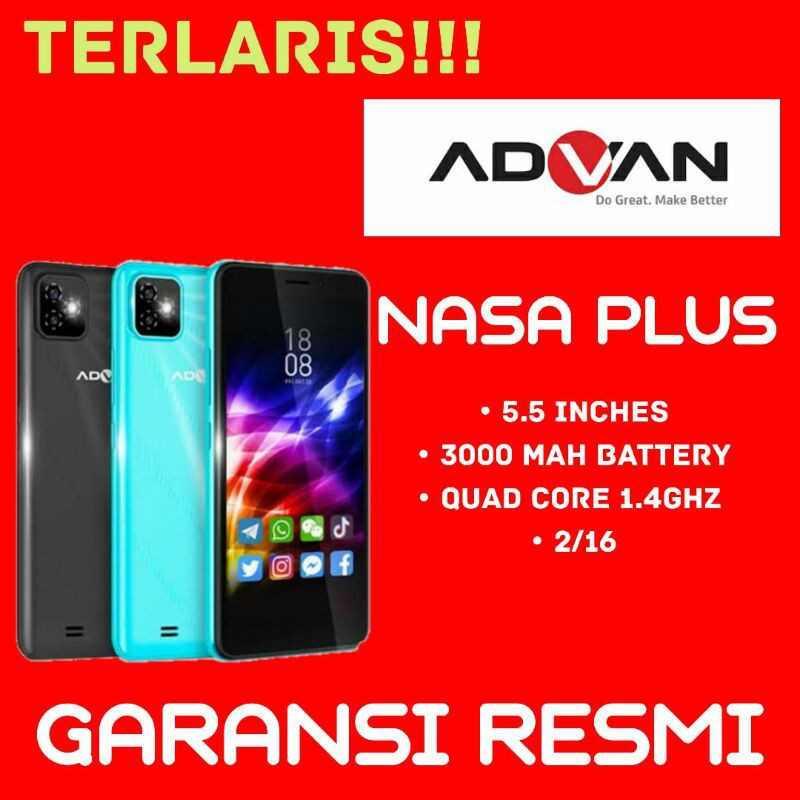 Jual ADVAN NASA PLUS 2/16 | Shopee Indonesia