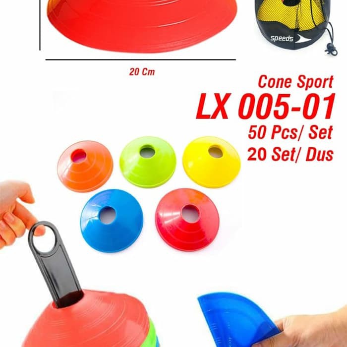 Jual RTSE28 CONE / CONES CONE MANGKOK UNTUK LATIHAN OLAHRAGA ISI 50PCS ...