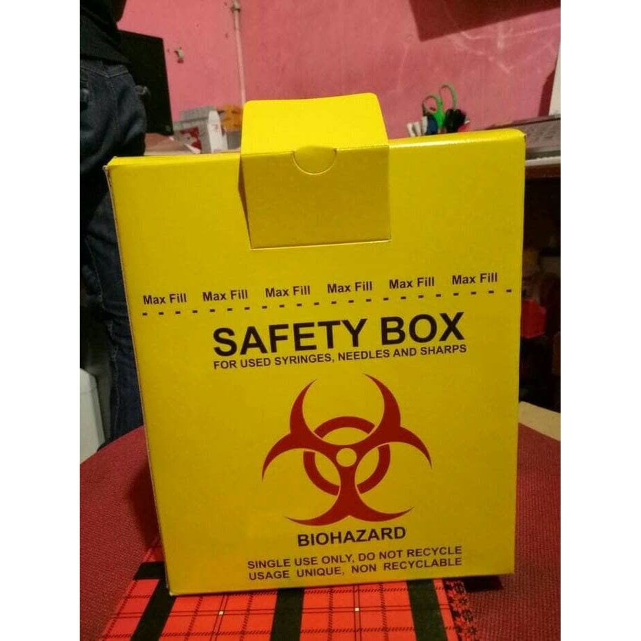 Jual Safety Box 5 L Tempat Sampah Jarum 5L | Shopee Indonesia
