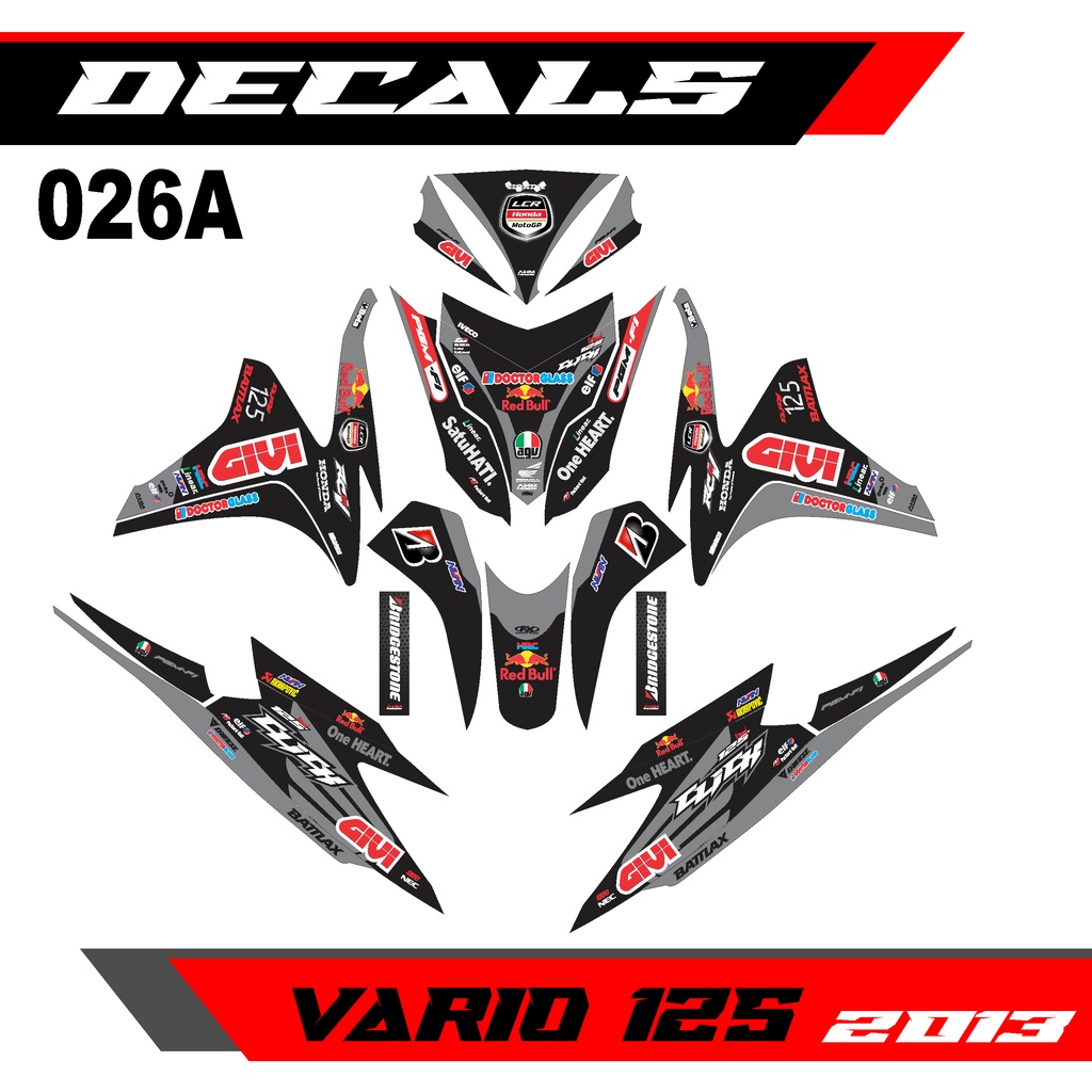 Jual Decal Sticker - Dekal Stiker Fullbody VARIO 125 Fi 2013/2014/2015 ...