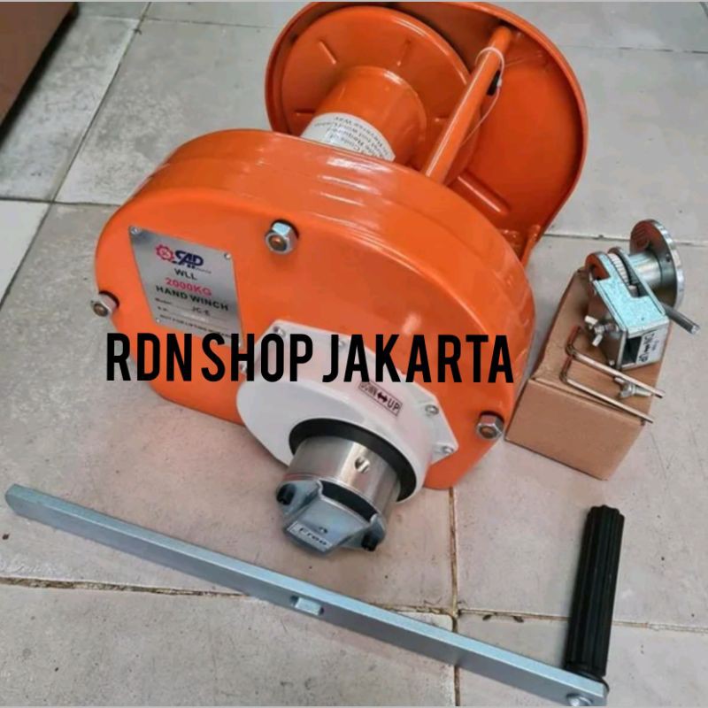 Jual Katrol manual kapasitas 2 Ton HAND WINCH MANUAL KAPASITAS 2000 KG ...
