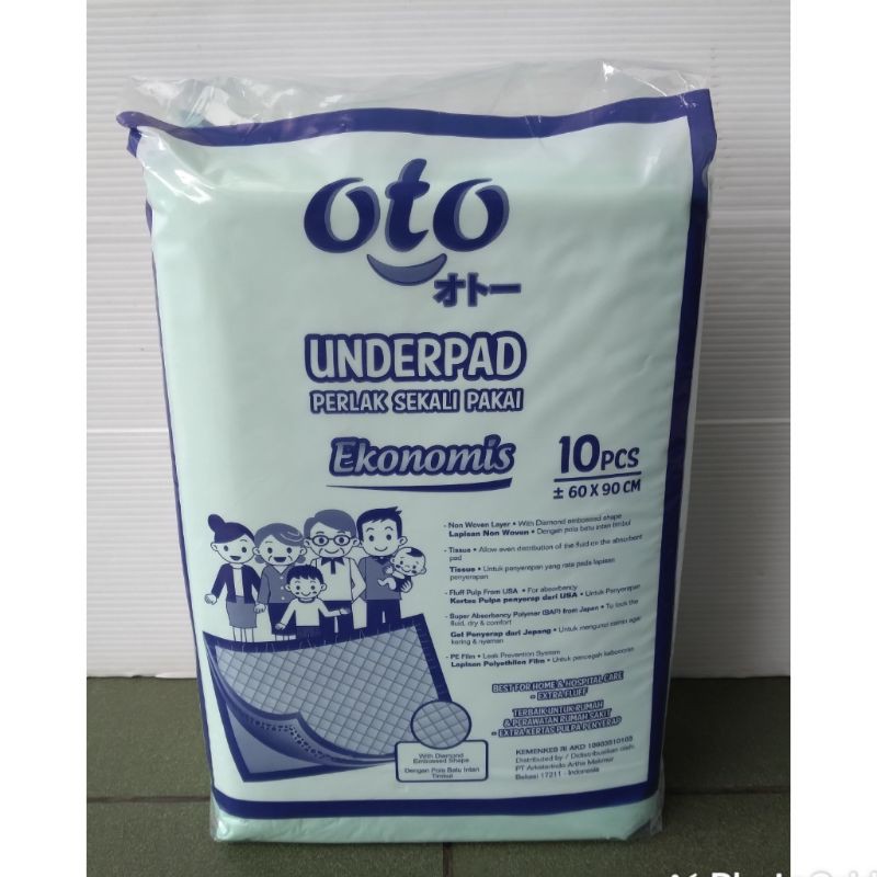 Jual Oto Underpad 60 cm × 90 cm Alas Perlak untuk Hewan Manusia ...