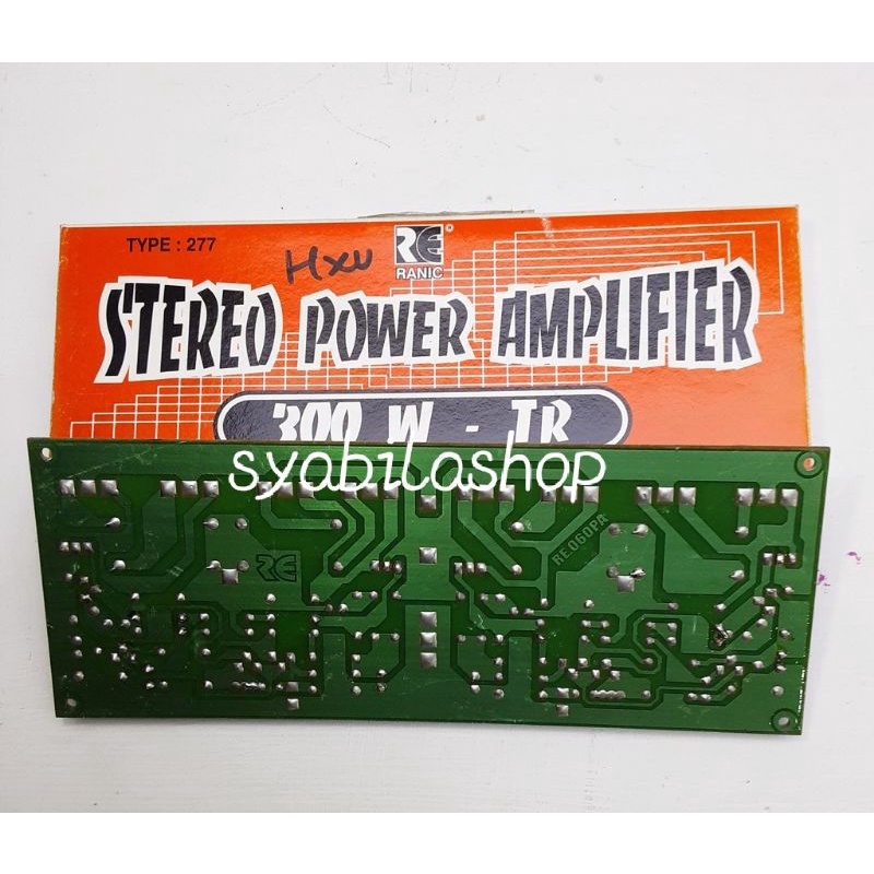 Jual KIT DRIVER POWER AMPLIFIER STEREO 300WATT 8 TR RANIC | Shopee ...