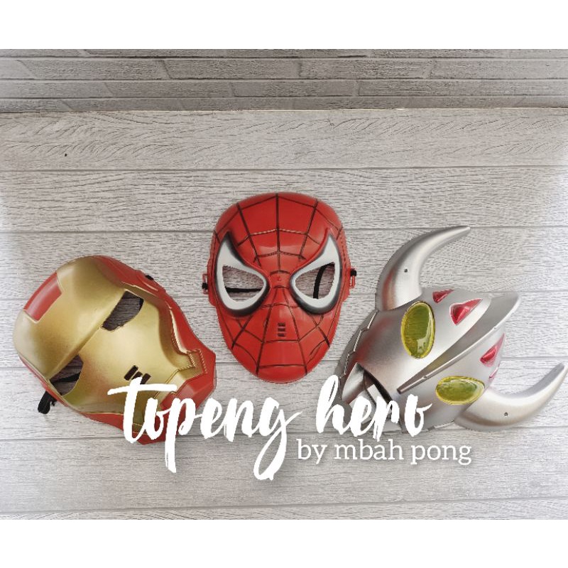 Jual topeng hero,topeng hacker,topeng anak" | Shopee Indonesia