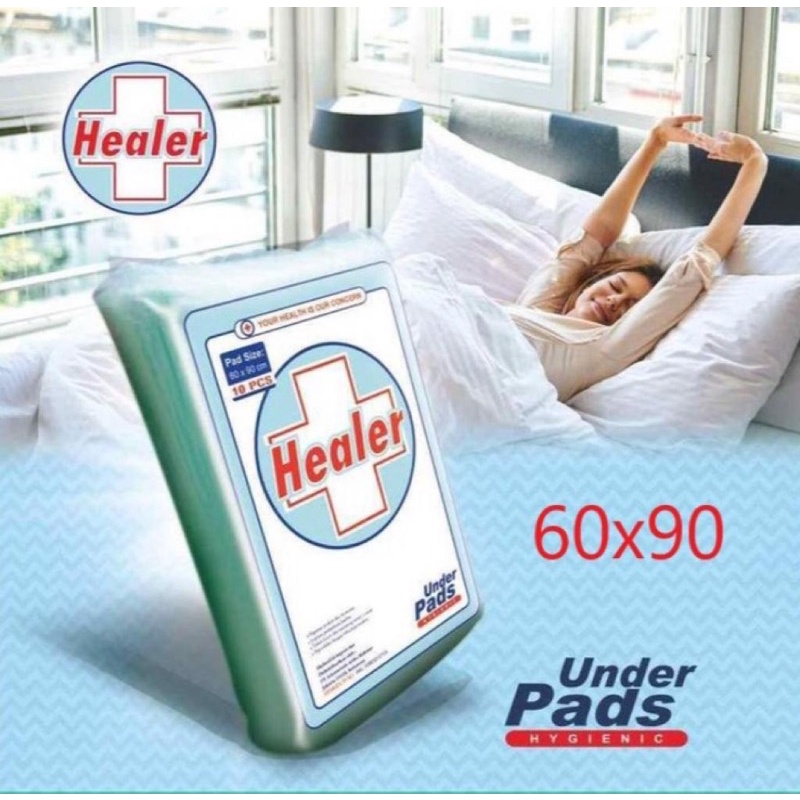 Jual HEALER UNDERPAD Perlak Sekali Pakai Ukuran 60x90 Cm ( 1 Pack Isi ...