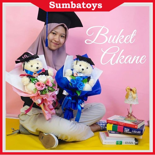 Jual Buket Bucket Boneka Wisuda Besar Bunga Mawar | Shopee Indonesia