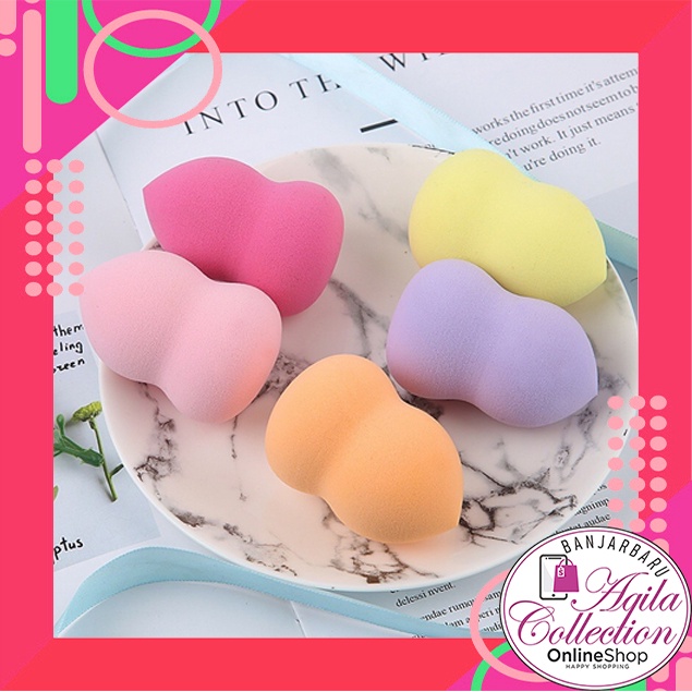 Jual BEAUTY SPONGE BLENDER SPON MUKA MINI WARNA | Shopee Indonesia