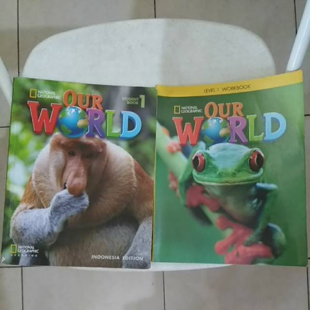Jual Our World Student + Work Book Level 1 National Geographic | Shopee ...