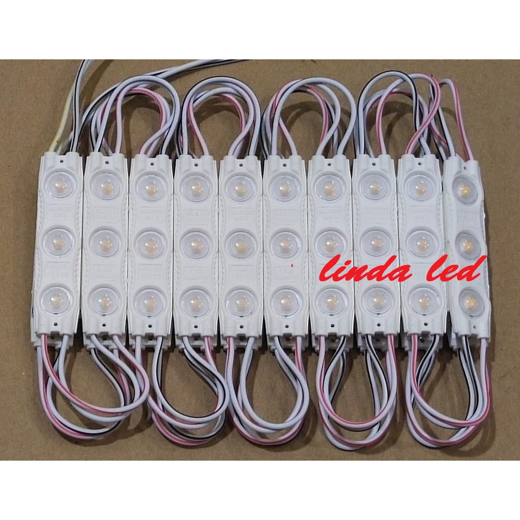 Jual Lampu Led Modul 3mata 12volt Smd 6114 2835 Waterproof Variasi
