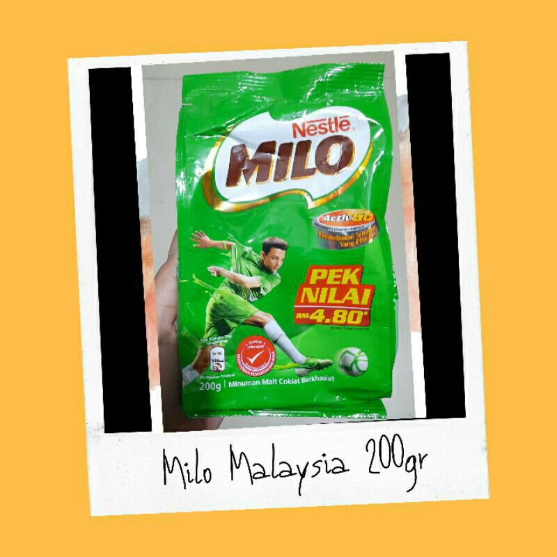 Jual Milo malaysia 200gr | Shopee Indonesia