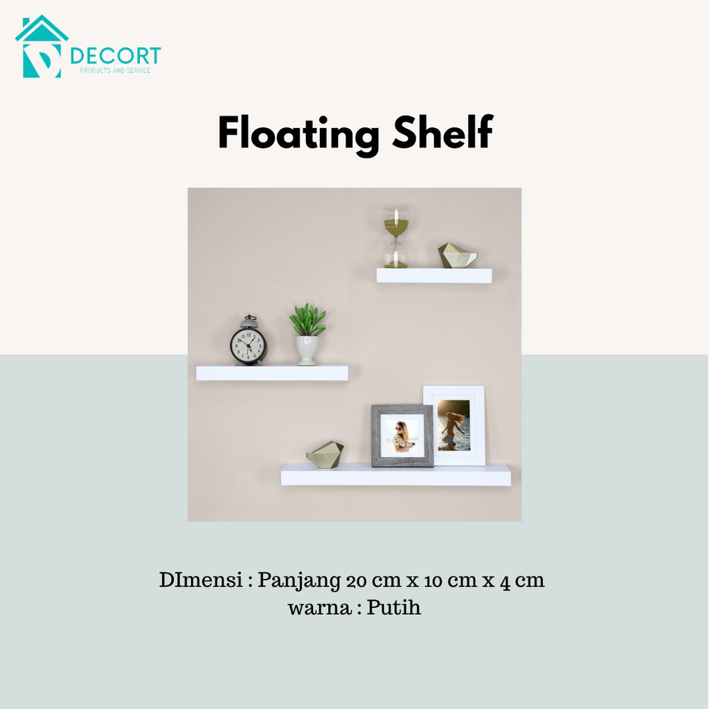 Jual Ambalan Dinding Minimalis 40 x 10 x 4 cm | Rak Dinding / Ambalan ...