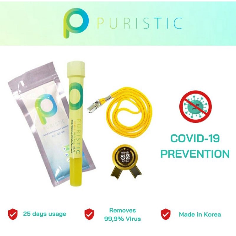 Jual Puristic Anti Virus Stick (portable desinfektan) | Shopee Indonesia