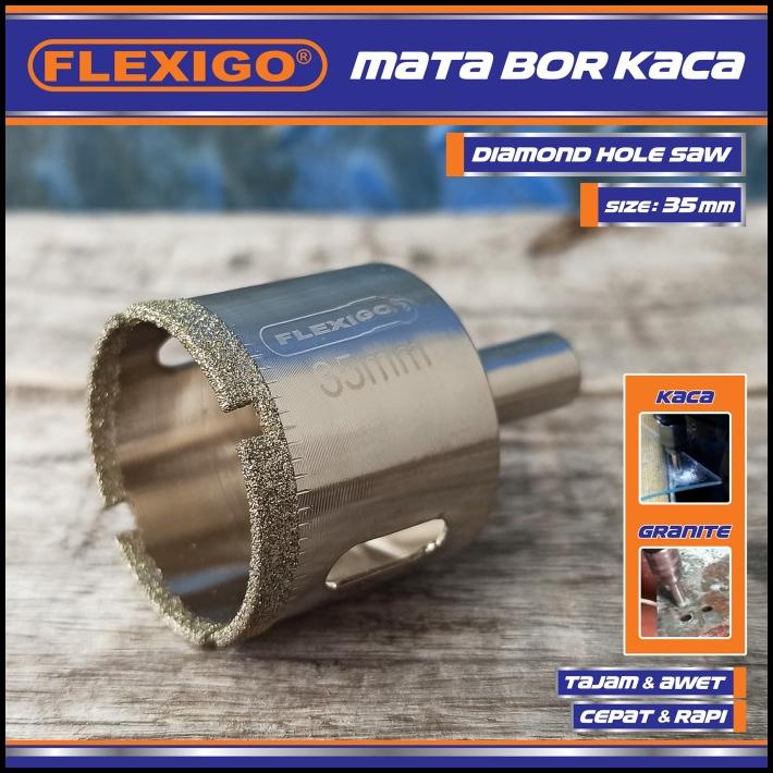 Jual Mata Bor Diamond Untuk Kaca & Granite 35 Mm ( Harap Baca Deskripsi ) | Shopee Indonesia