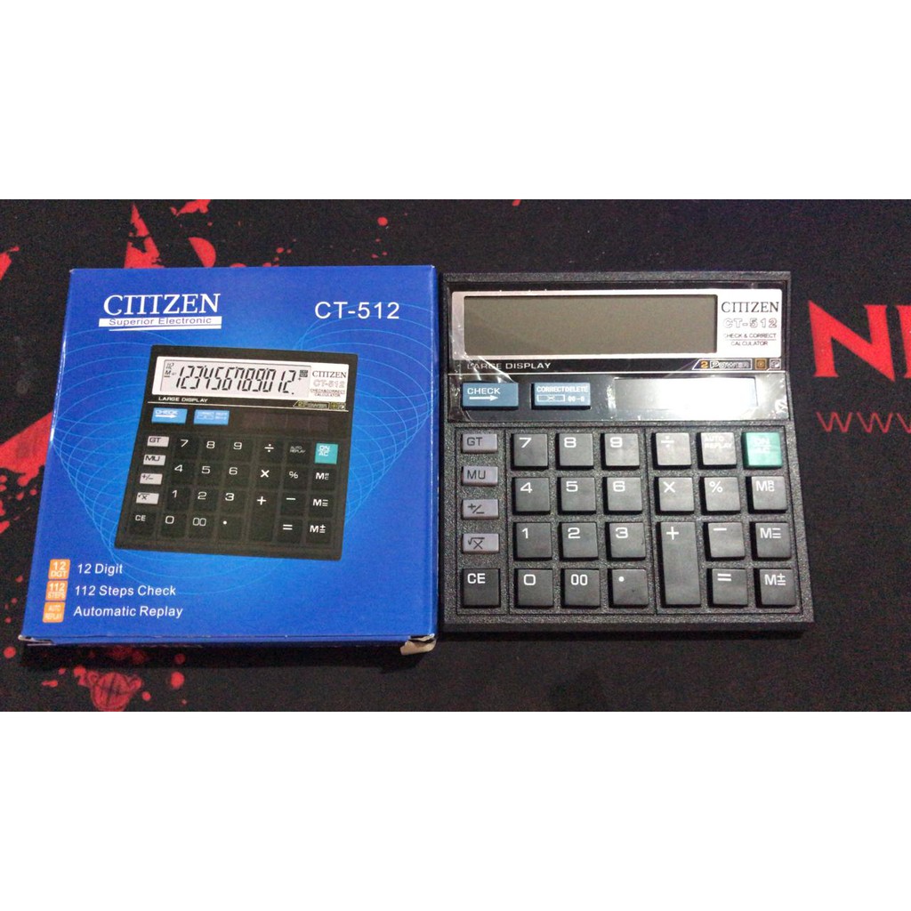 Jual Kalkulator Citizen CT-512 / Calculator | Shopee Indonesia