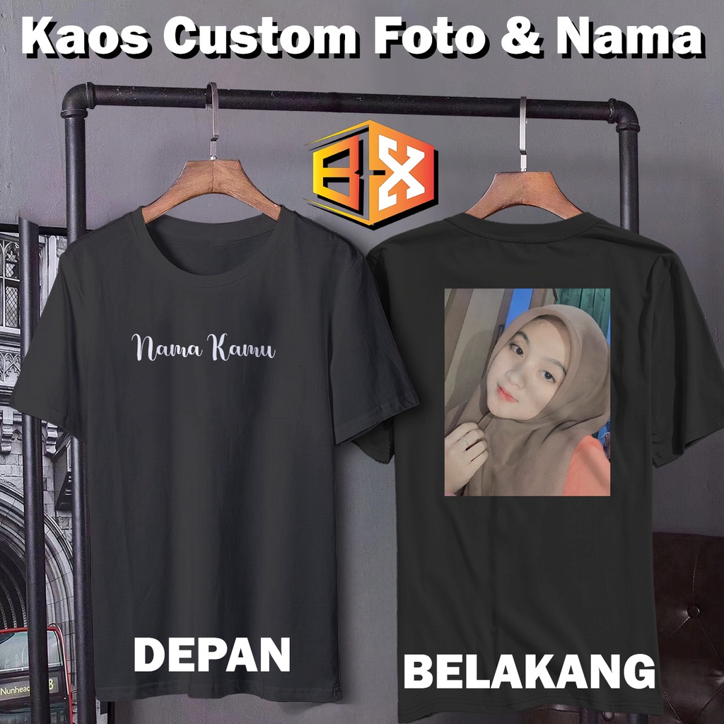 Jual (089) KAOS SABLON CUSTOM SATUAN FOTO BISA REQUEST GAMBAR NAMA ... Jual (089) KAOS SABLON CUSTOM SATUAN FOTO BISA REQUEST GAMBAR NAMA ...