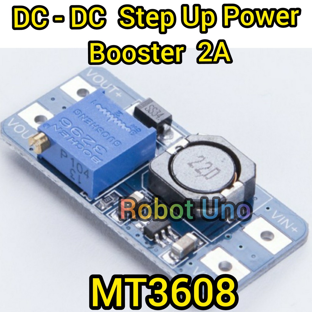 Jual MT3608 Module Step Up Power Booster Arduino Raspberry Pi MT3608 DC ...
