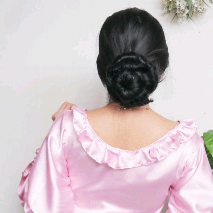 Jual SANGGUL MODERN MODEL CEPOL RAMBUT BUATAN by nadiSSE | Shopee Indonesia