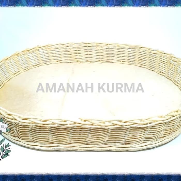 Jual Keranjang Rotan Papan Oval Kotak Hantaran Rotan Box Seserahan ...