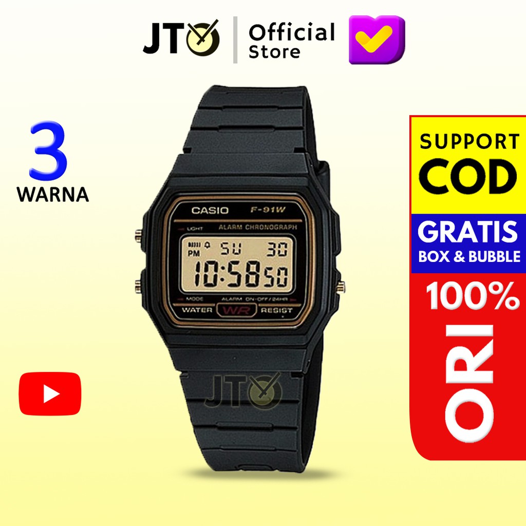 Jual JAM TANGAN CASIO ARLOJI DIGITAL UNISEX PRIA WANITA ORIGINAL ANTI ...