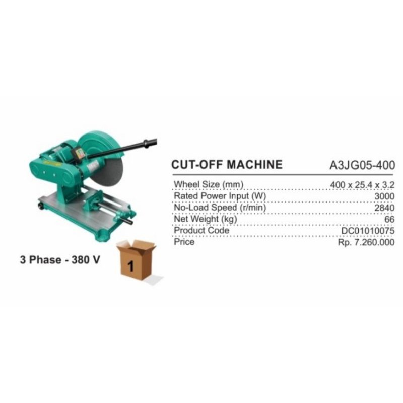Jual Mesin Cut Off Machine 16 Inch DCA 3 Phase / Mesin Potong Besi DCA ...