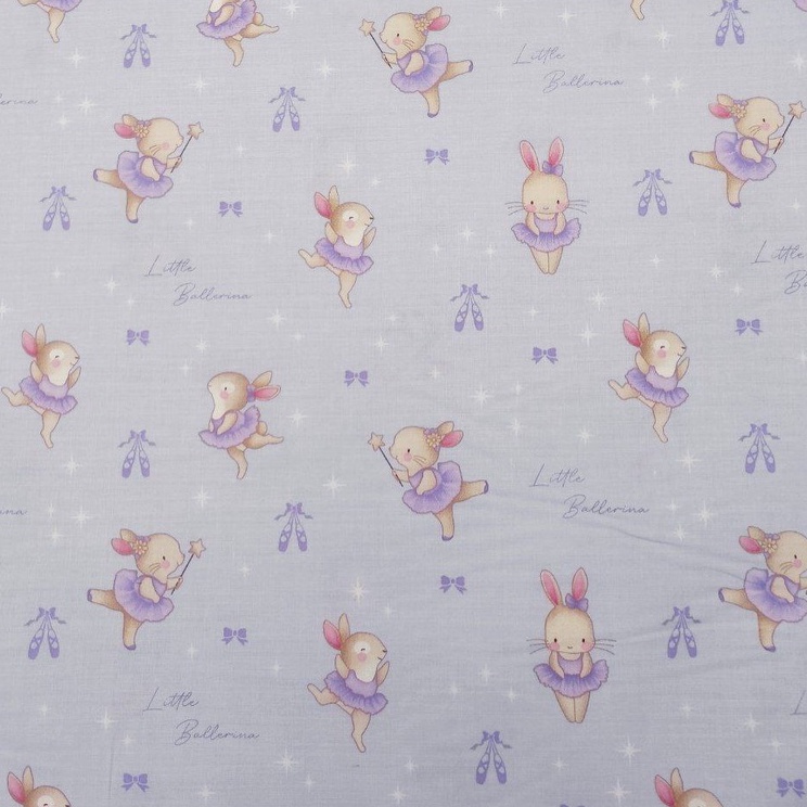 Jual KONICO Bahan Kain Sprei katun Motif tabur Anak LITTLE BALLERINA | ELBHE STAR CATRA GROW ...