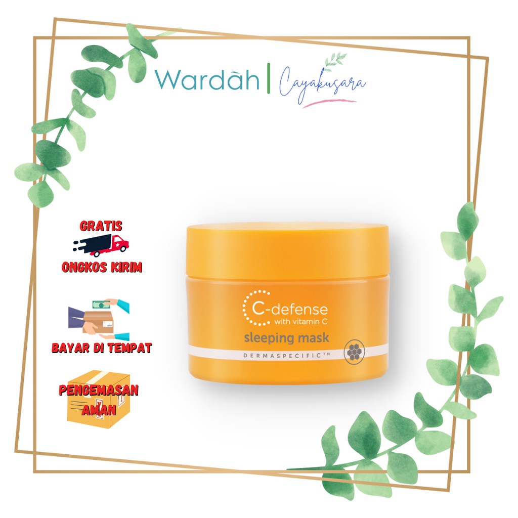 Jual Wardah C-Defense Sleeping Mask 30g | Shopee Indonesia