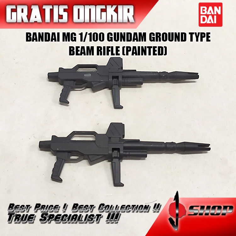 Jual BANDAI MG 1/100 GUNDAM GROUND TYPE BEAM WEAPON (PAINTED) | Shopee ...