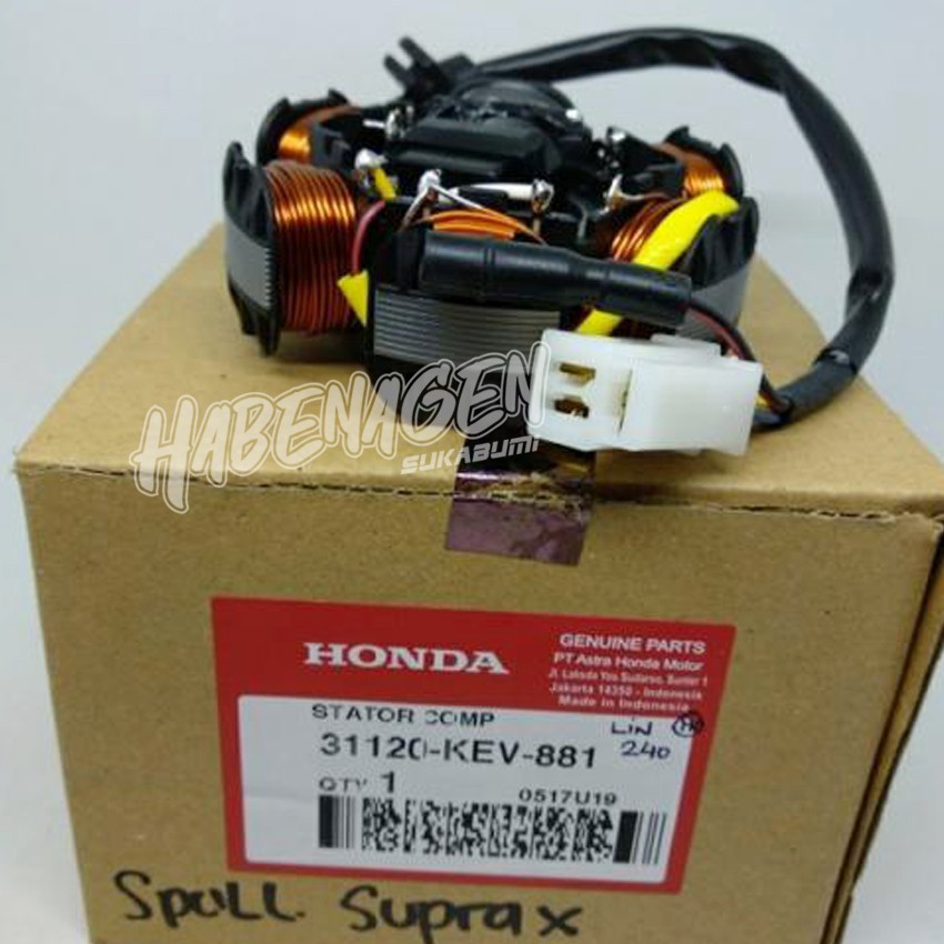 Jual spul spull sepul spool stator comp com pengapian honda supra x 100 lama old 1997 - 2002 ori ...