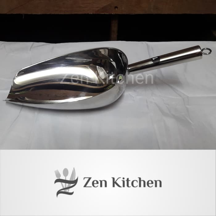 Jual Sekop es batu/tepung stainless no1 =1kg | Shopee Indonesia