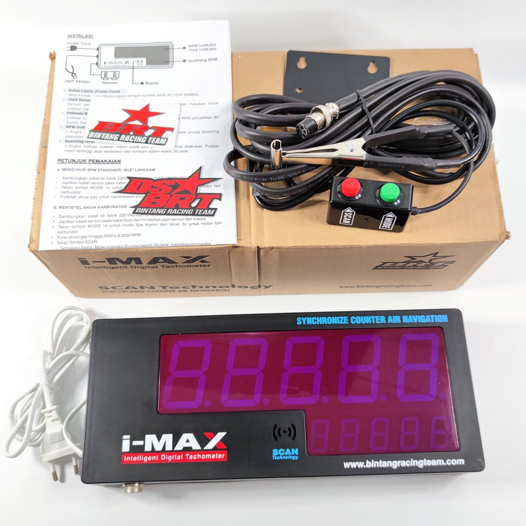 Jual DIGITAL TACHOMETER IMAX BRT RPM METER MOBIL & MOTOR | Shopee Indonesia