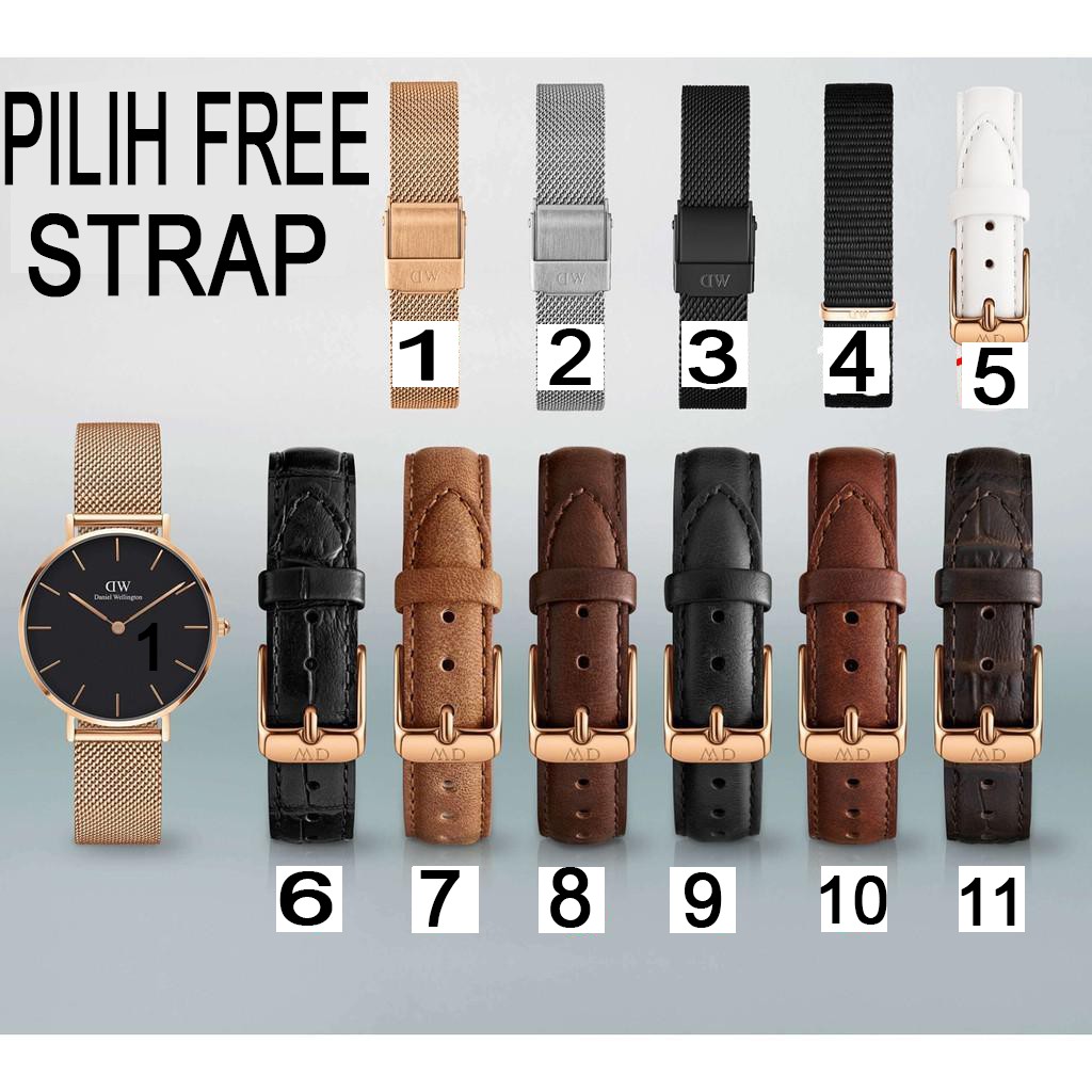 Jual [ ORIGINAL - FREE TALI CADANGAN ] JAM DW ORIGINAL | Shopee Indonesia