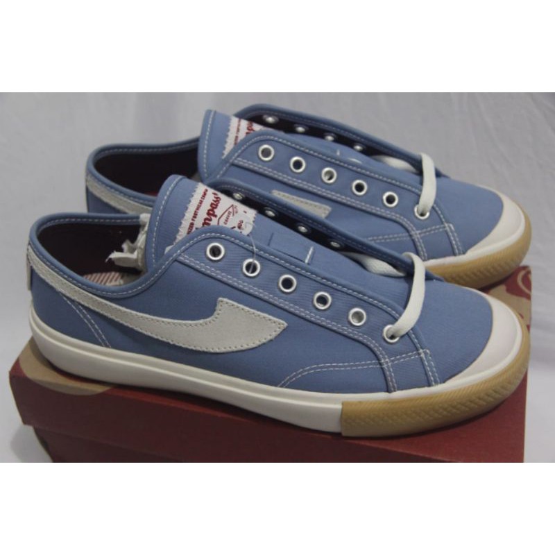 Jual Sepatu Compass Gazelle Low Blue Sky (new) | Shopee Indonesia