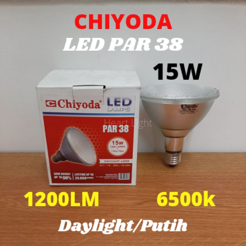 Jual LAMPU LED CHIYODA PAR38 15W DAYLIGHT PUTIH 1200LM E27/LAMPU LED ...