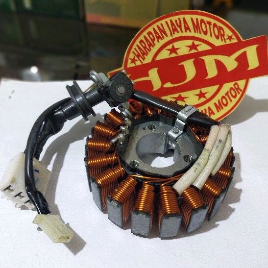Jual SPULL SPUL MAGNET ASSY YAMAHA FREEGO FAZZIO STATOR COMP B5D-H1410-00 ASLI ORIGINAL LEXI ...