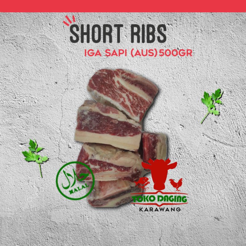 Jual Short Rib/Iga Sapi Australia 500gr Karawang | Shopee Indonesia