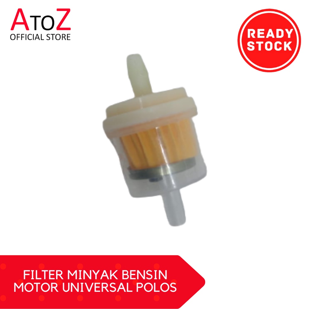 Jual FILTER MINYAK BENSIN MOTOR UNIVERSAL POLOS | Shopee Indonesia