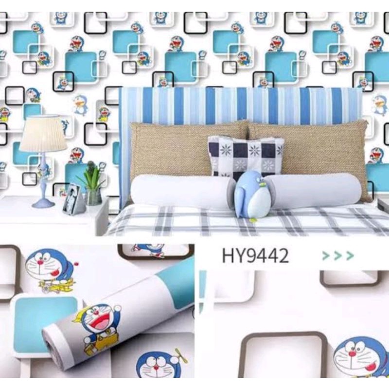 Jual Wallpaper dinding motif Doraemon | Shopee Indonesia