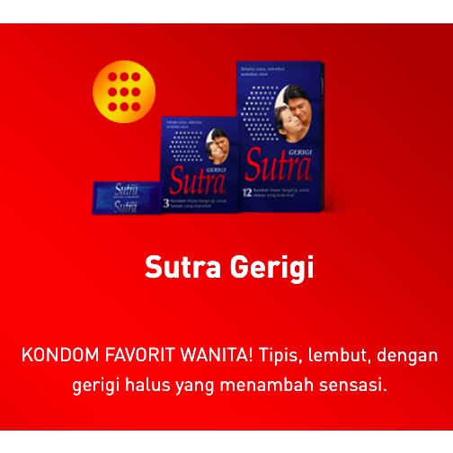 Jual Kondom Sutra Gerigi 3 s / Kondom Sutra Gerigi 12 s / Kondom Sutra ...