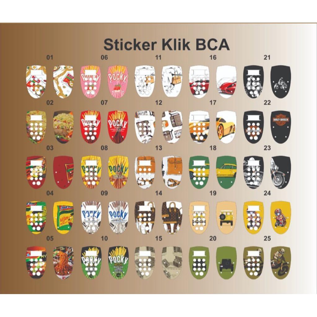 Jual Sticker Token / Klik BCA Sticker Vynil tahan air | Shopee Indonesia