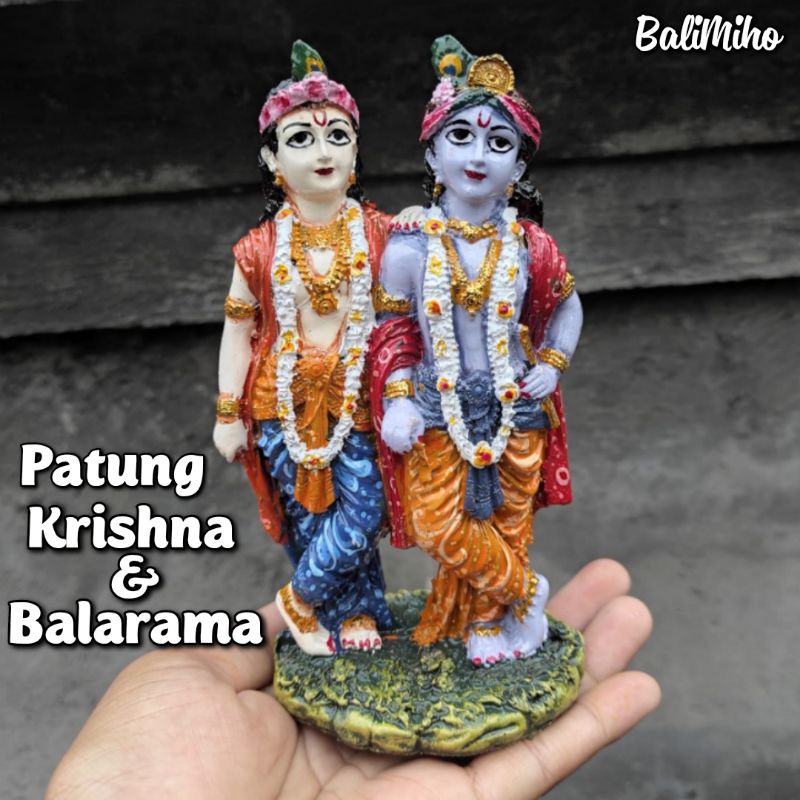 Jual PATUNG KRISHNA dan BALARAMA/PATUNG KRISNA/PATUNG BALARAMA/KRISHNA ...