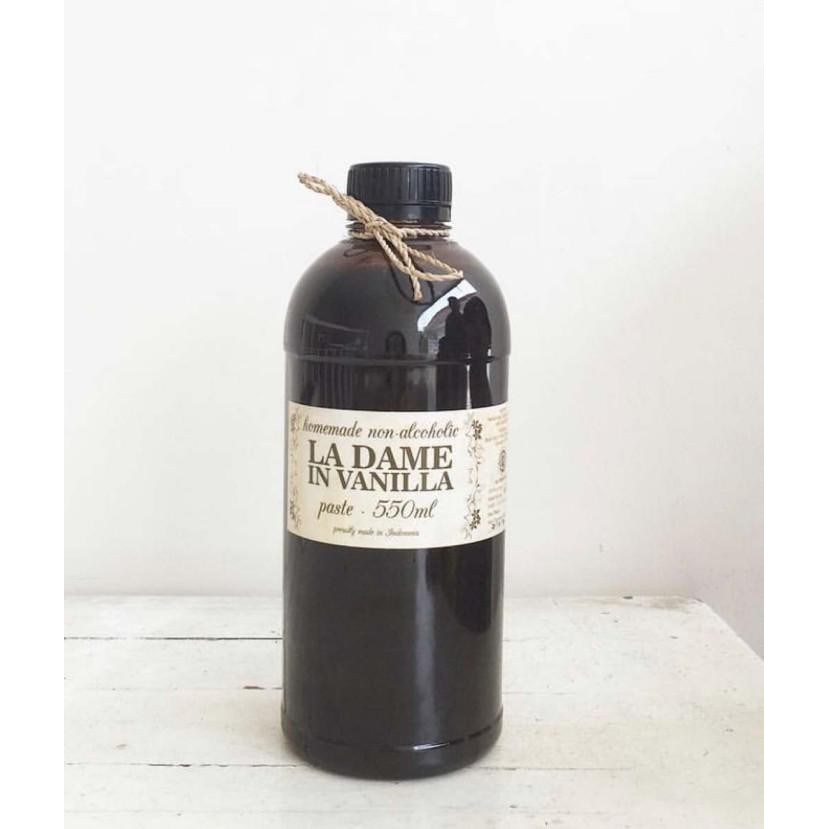 Jual Perisa / Vanilla Paste 550Ml Non Alcohol Halal Mui - La Dame In Vanilla | Shopee Indonesia