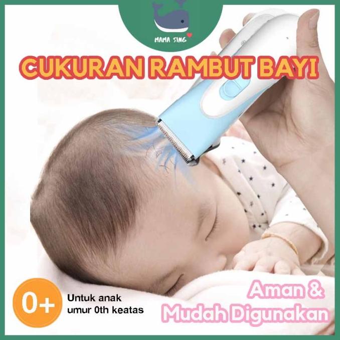 Jual Cukuran Rambut Bayi Aman / Baby Hair Clipper / Alat Cukur Rambut ...
