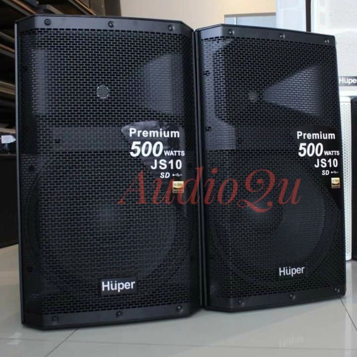 Jual SPEAKER AKTIF HUPER JS 10/ JS10 ORIGINAL 500 WATT USB | Shopee ...