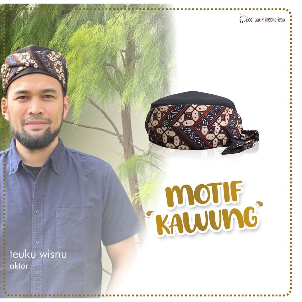 Jual COD Peci Batik Jogokariyan Asli | Kopiah Batik | Udeng Songkok ...