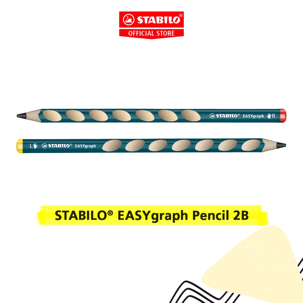 Jual STABILO EASYgraph 2B Graphite Pencil / Ergonomic Pencil / Pensil ...