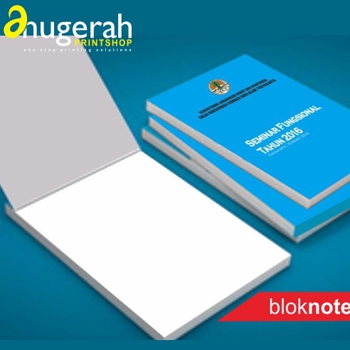 Jual Cetak Blokcnote A6 / Block Notes Seminar / Buku Catatan Kecil ...